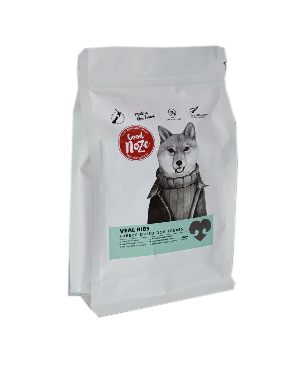 Veal Ribs Dog Treats 100g – GoodNoze